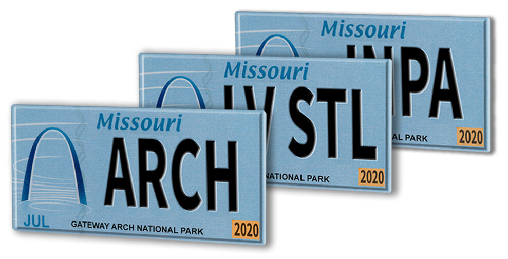 Missourians can now show off St. Louis with custom Gateway Arch license ...