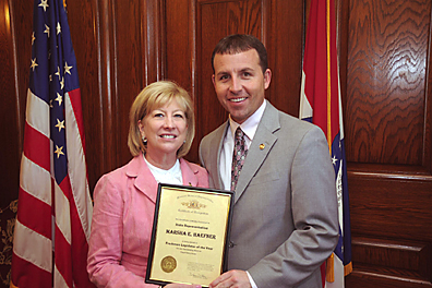 House speaker recognizes Haefner as Freshman Legislator of the Year ...