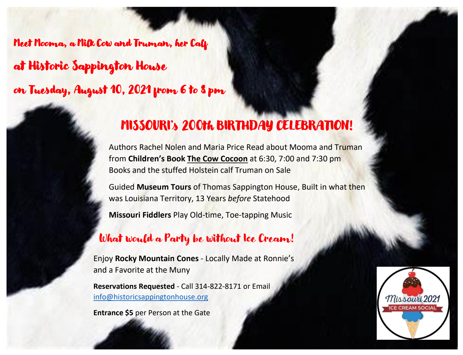 Celebrate Missouri at Sappington House – St. Louis Call Newspapers